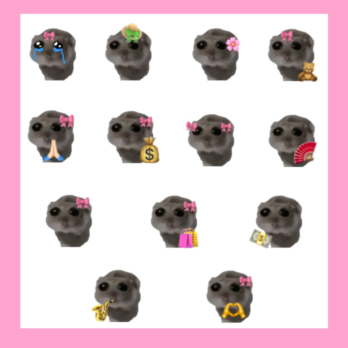 20 Sad Hamster Meme Emote for Twitch and Discord, Please Hamster Meme ...