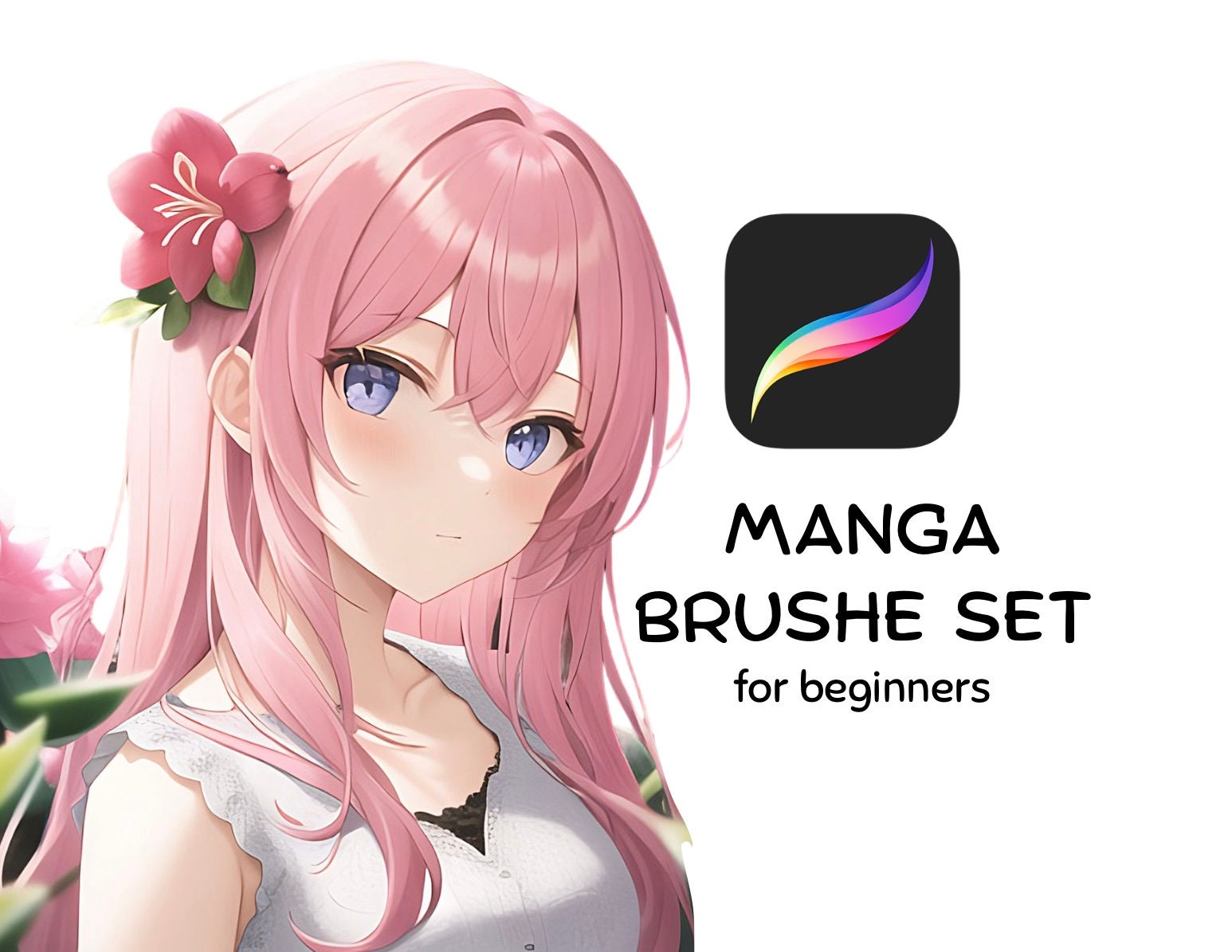 50 Manga Brush Kit, Manga Brush Procreate, Comic Ink Procreate, Manga ...