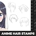 140 Anime Portrait, Procreate Anime Eye, Anime Head, Anime Procreate ...
