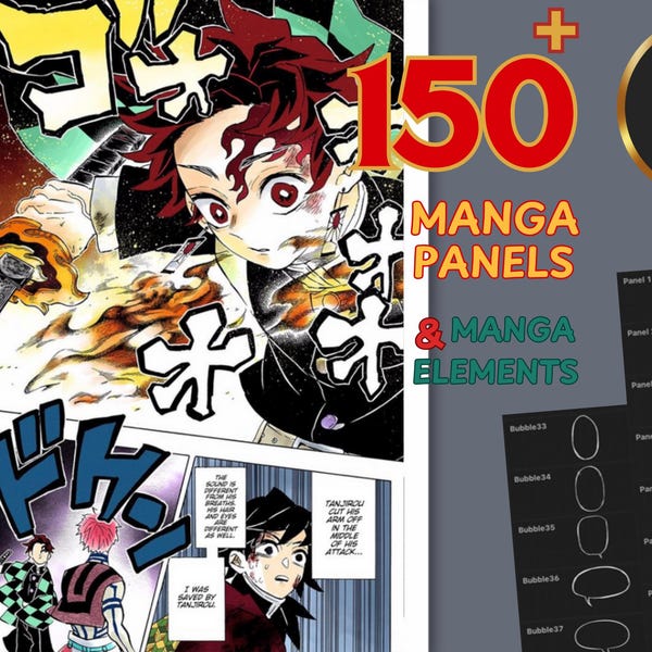 Manga Panels - Etsy