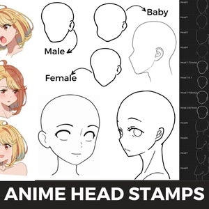 140+ Anime Portrait, Procreate Anime Eye, Anime Head, Anime Procreate ...