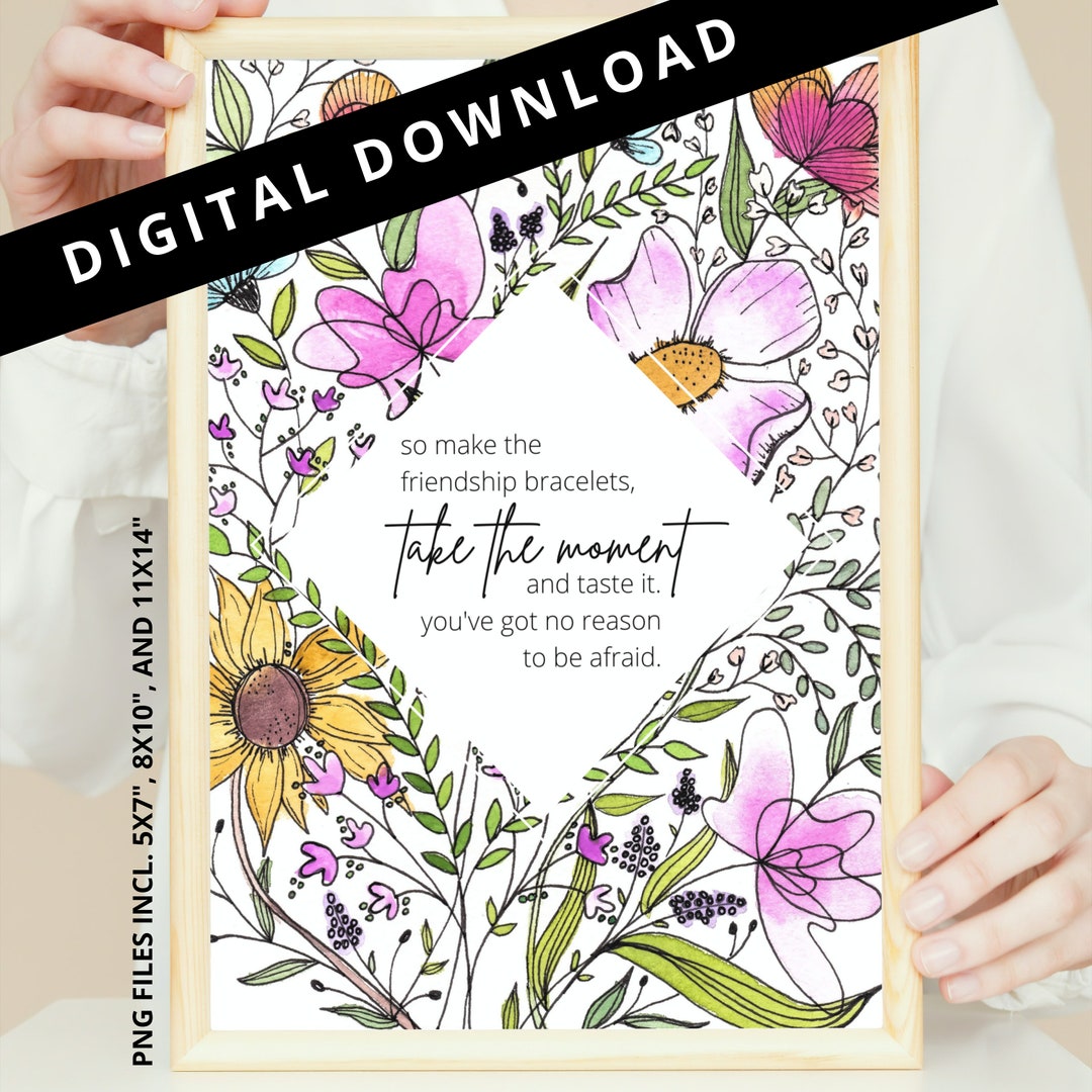 Make the Friendship Bracelets Art Print | DIGITAL DOWNLOAD | Original ...
