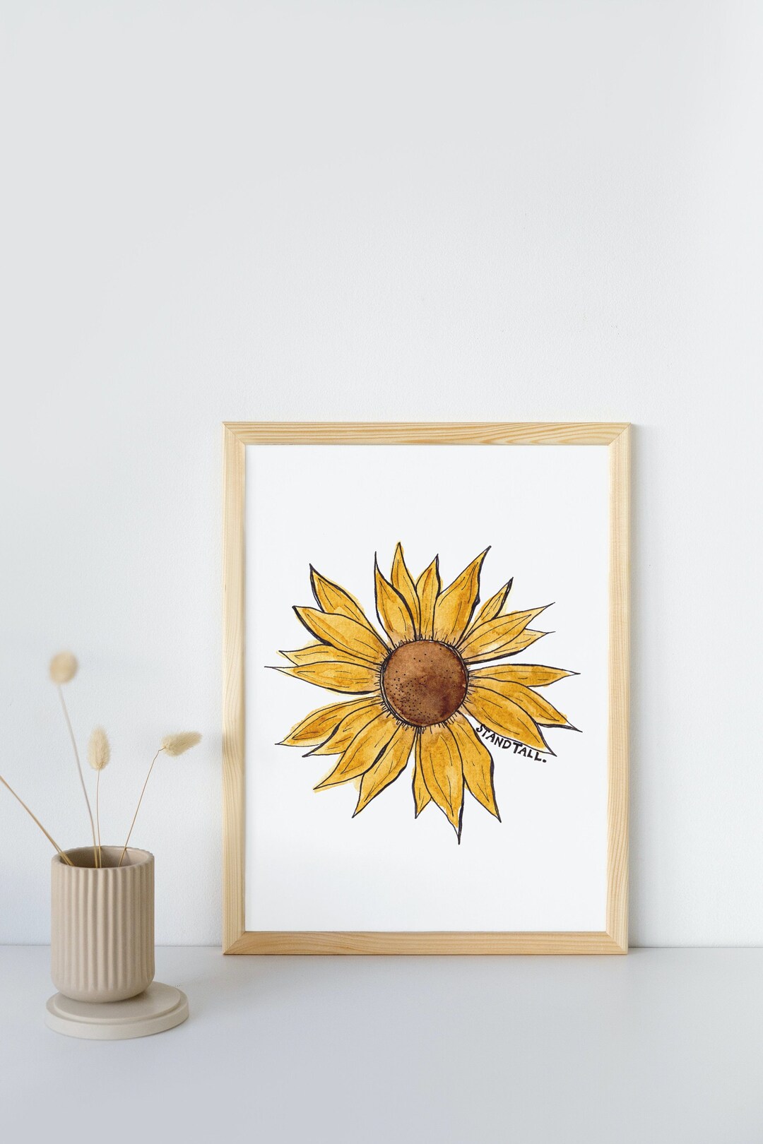 Stand Tall | Watercolor & Ink Art Print by Taylor Martone | Art Print ...