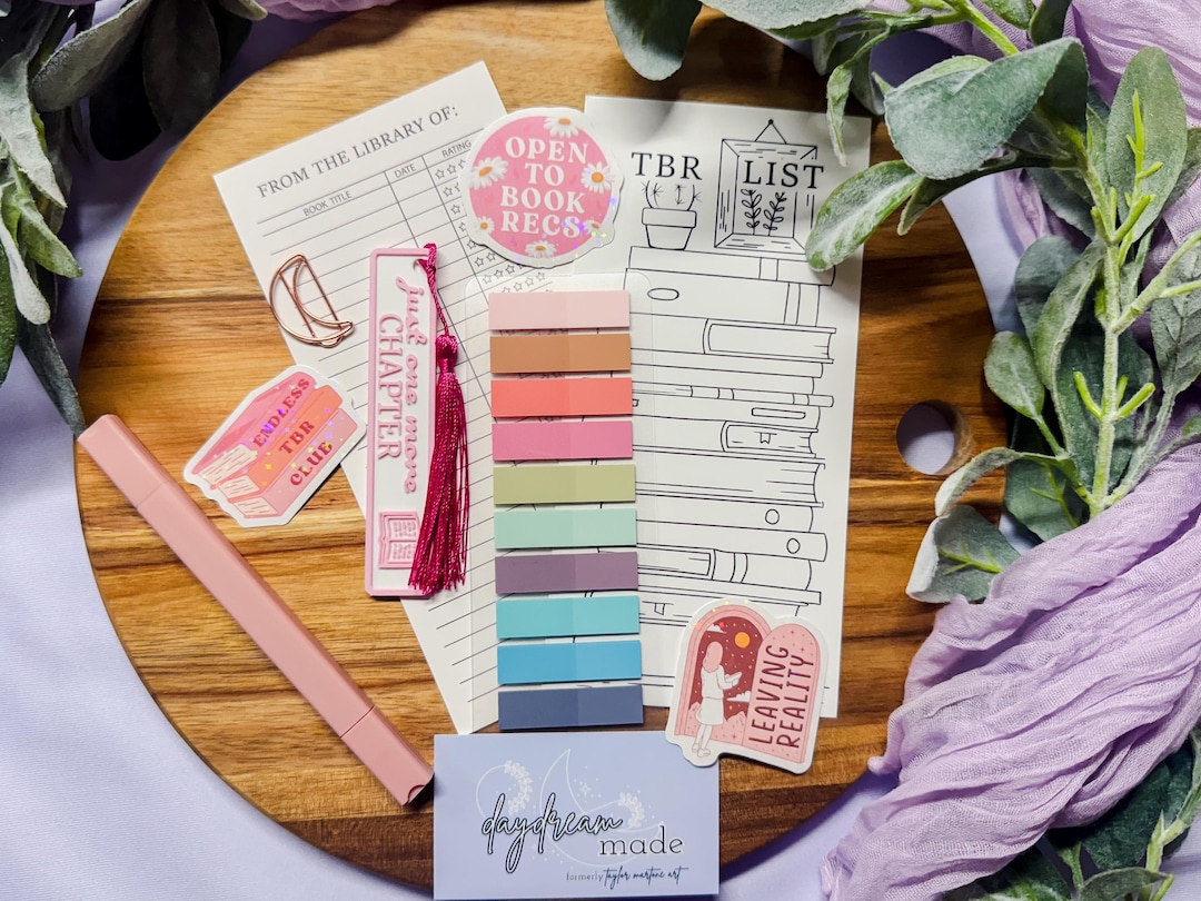 Reading Annotation Kit | Bookish Bookmark, Stickers & Page Flags - Etsy