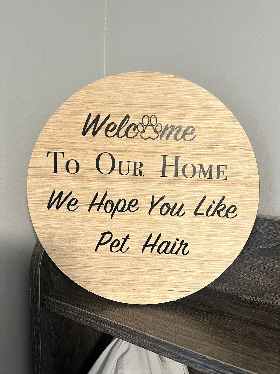 Wooden Pet Decal Sign - Etsy