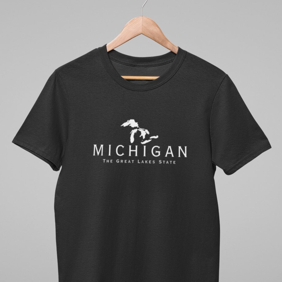 Great Lakes State T-shirt | Pure Michigan Top | Michigan Gift ...