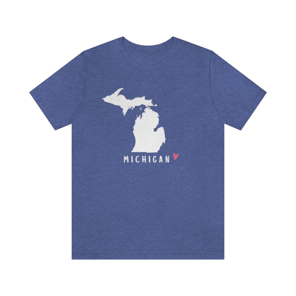 Michigan T-shirt | Pure Michigan | Great Lakes | Michigan Gift | Mitten ...