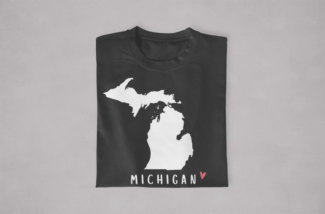 Michigan T-shirt | Pure Michigan | Great Lakes | Michigan Gift | Mitten ...