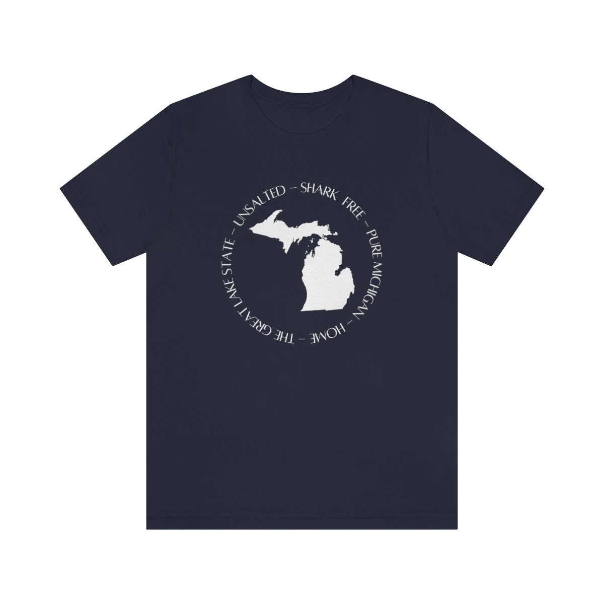 Great Lakes Tee Michigan Shirt Michigan Souvenier Tshirt Michigan Gift ...