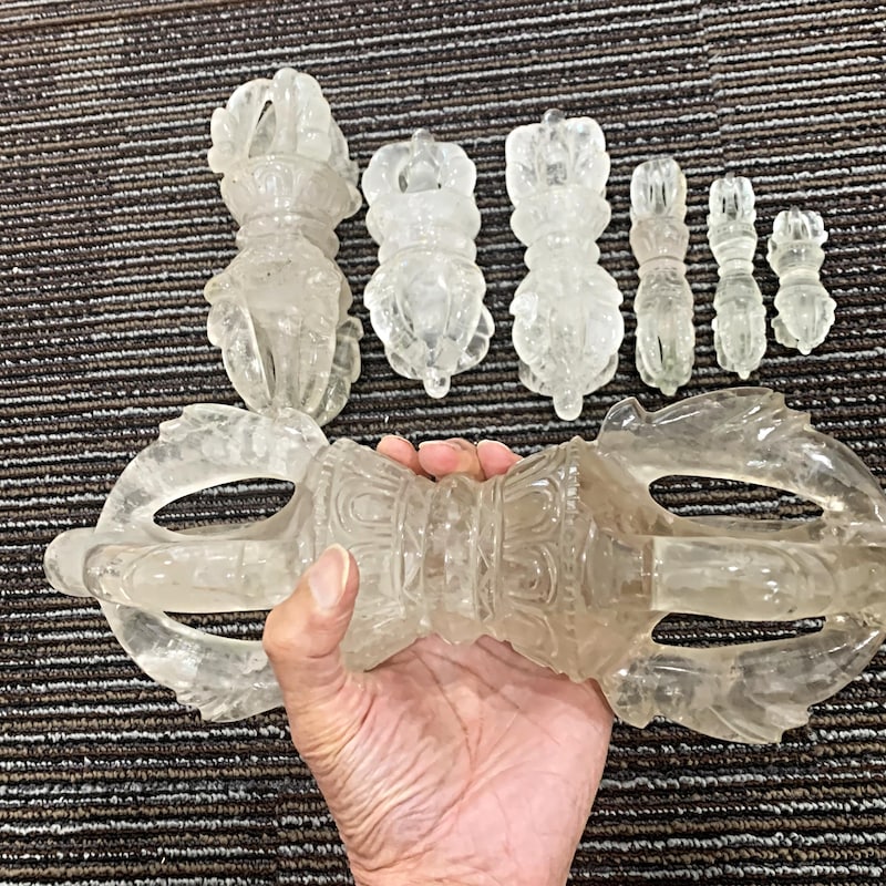 Phurba Clear Crystal - Etsy