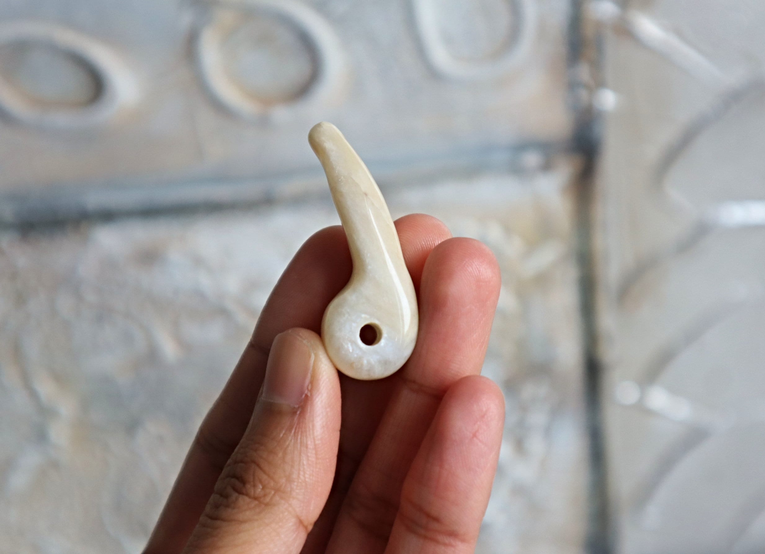 Moonstone Magatama, Japanese Magatama - Etsy