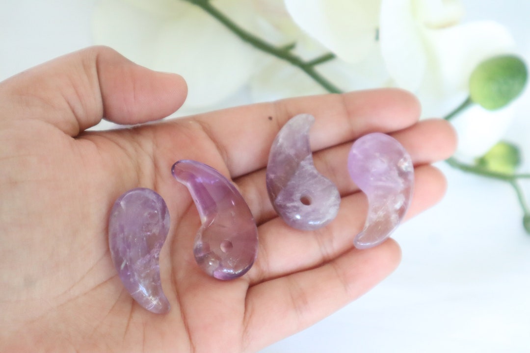 Amethyst Magatama, Amethyst Stone, Mental and Emotional Wellness Gift ...