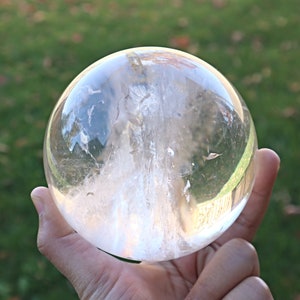 Extra Large Crystal Sphere 3 Pound 3.7 Inch 96mm, Natural Crystal ...