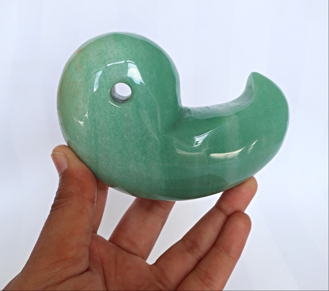 Large Aventurine Magatama: Japanese Lucky Stone Decor (4 Inch) - Etsy