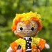 Zenitsu Agatsuma KNY Inspired Crochet Pattern Amigurumi Kimetsu No ...