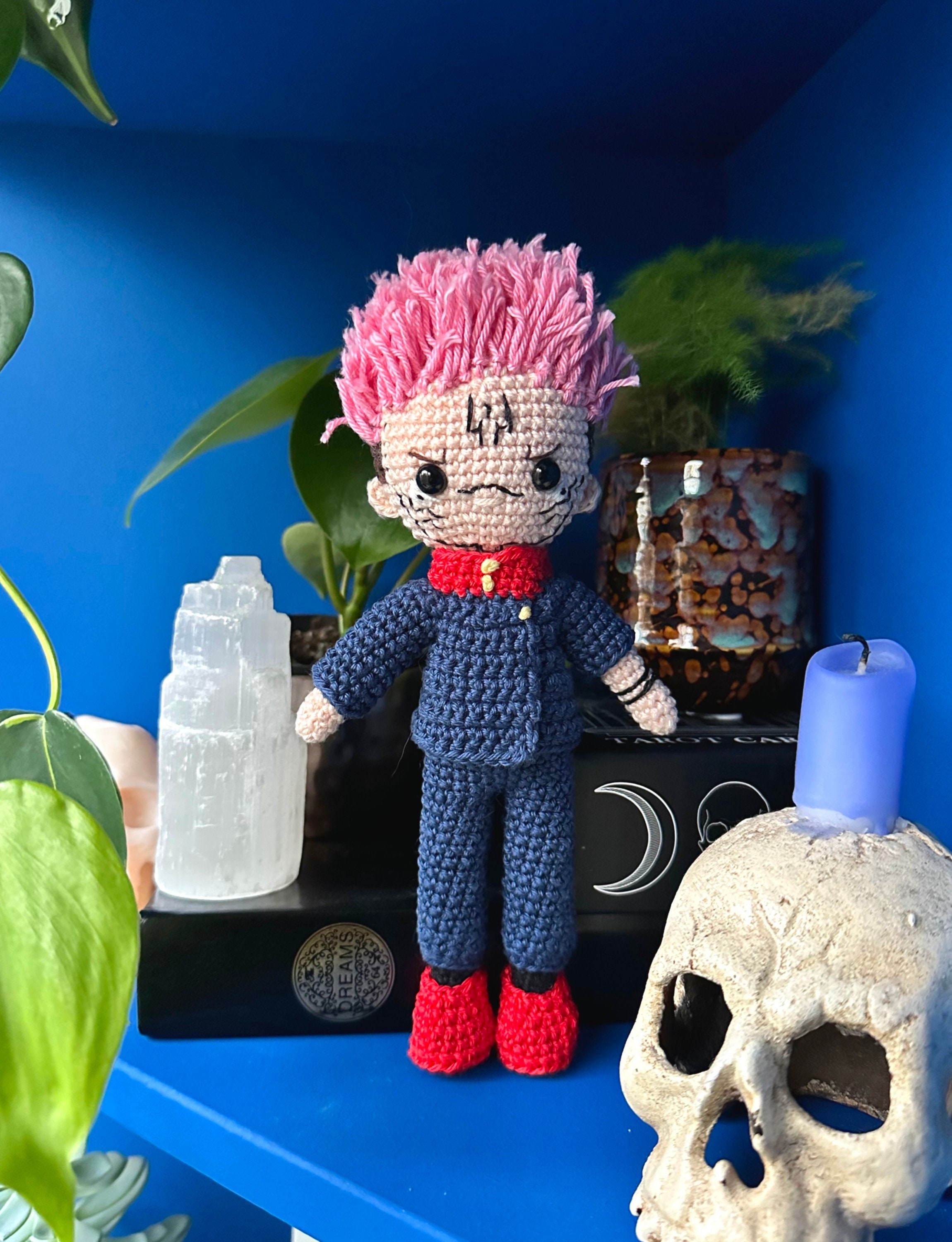 Sukuna Inspired Crochet Pattern JJK Ryomen Sukuna Amigurumi - Etsy