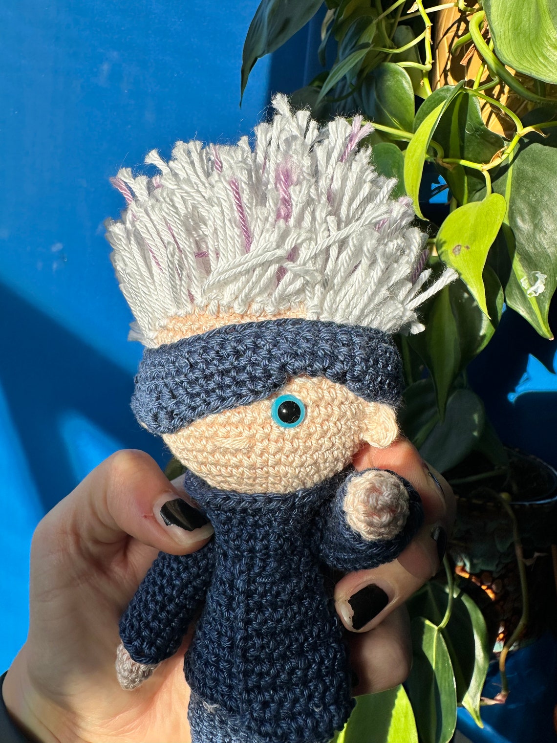 Gojo Satoru JJK Inspired Crochet Pattern Amigurumi Jujutsu Kaisen - Etsy