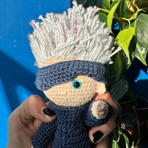 Gojo Satoru JJK Inspired Crochet Pattern Amigurumi Jujutsu Kaisen - Etsy