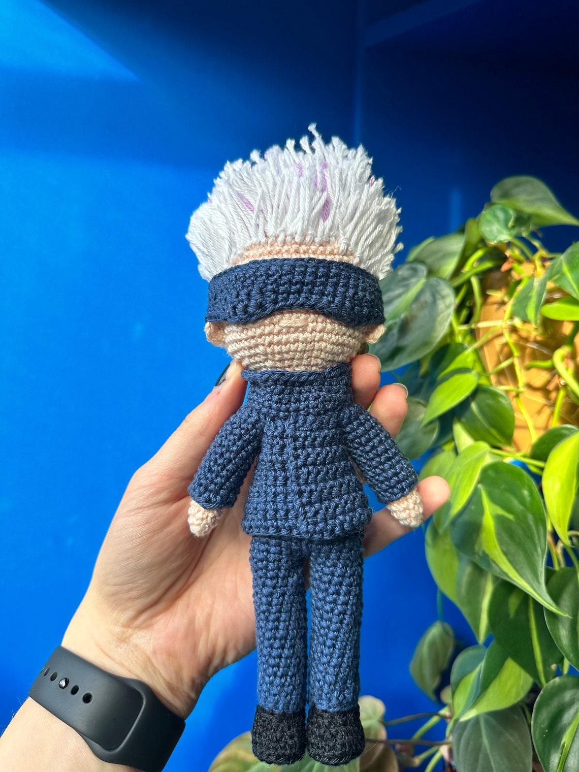 Gojo Satoru JJK Inspired Crochet Pattern Amigurumi Jujutsu Kaisen - Etsy