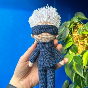 Gojo Satoru JJK Inspired Crochet Pattern Amigurumi Jujutsu Kaisen - Etsy