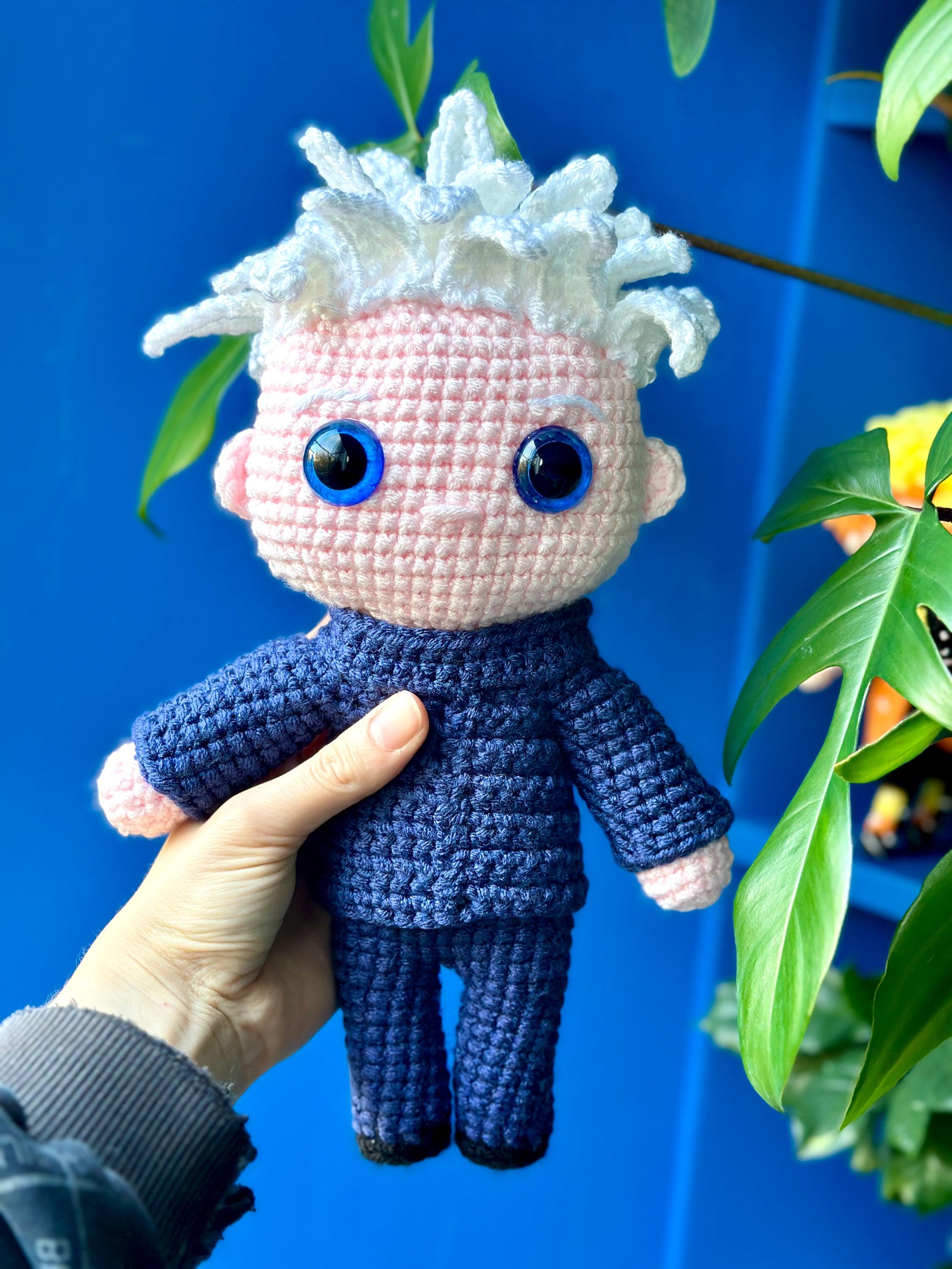 Gojo Plush Crochet Gojo Satoru Jujutsu Kaisen Inspired - Etsy