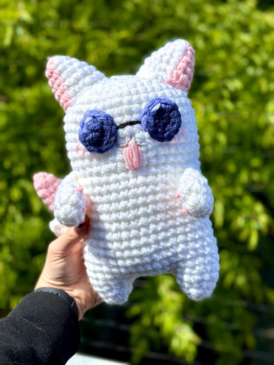 Gojo Cat Crochet Pattern Gojo Satoru Inspired Jujutsu Kaisen - Etsy