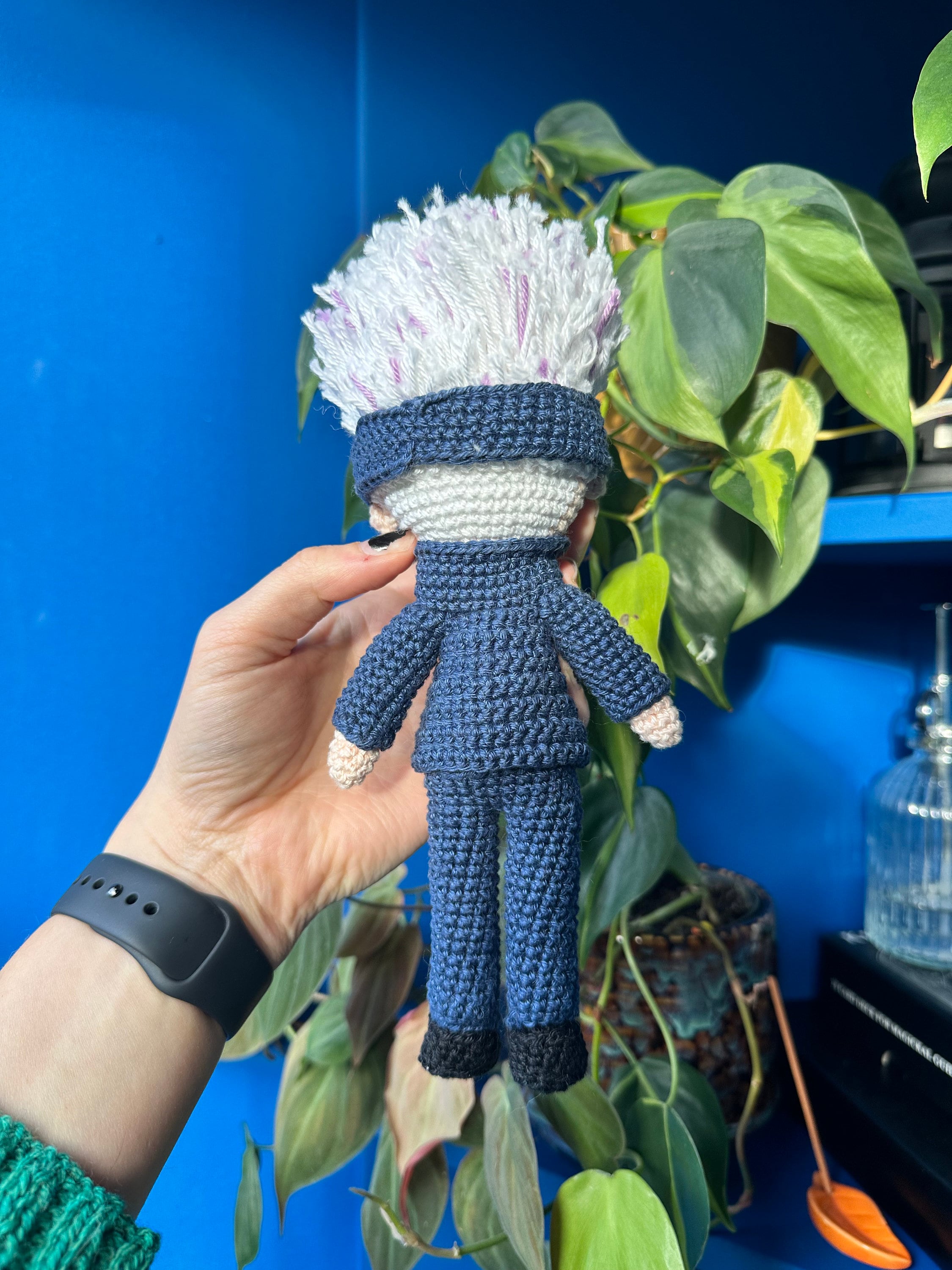 Gojo Satoru JJK Inspired Crochet Pattern Amigurumi Jujutsu Kaisen - Etsy