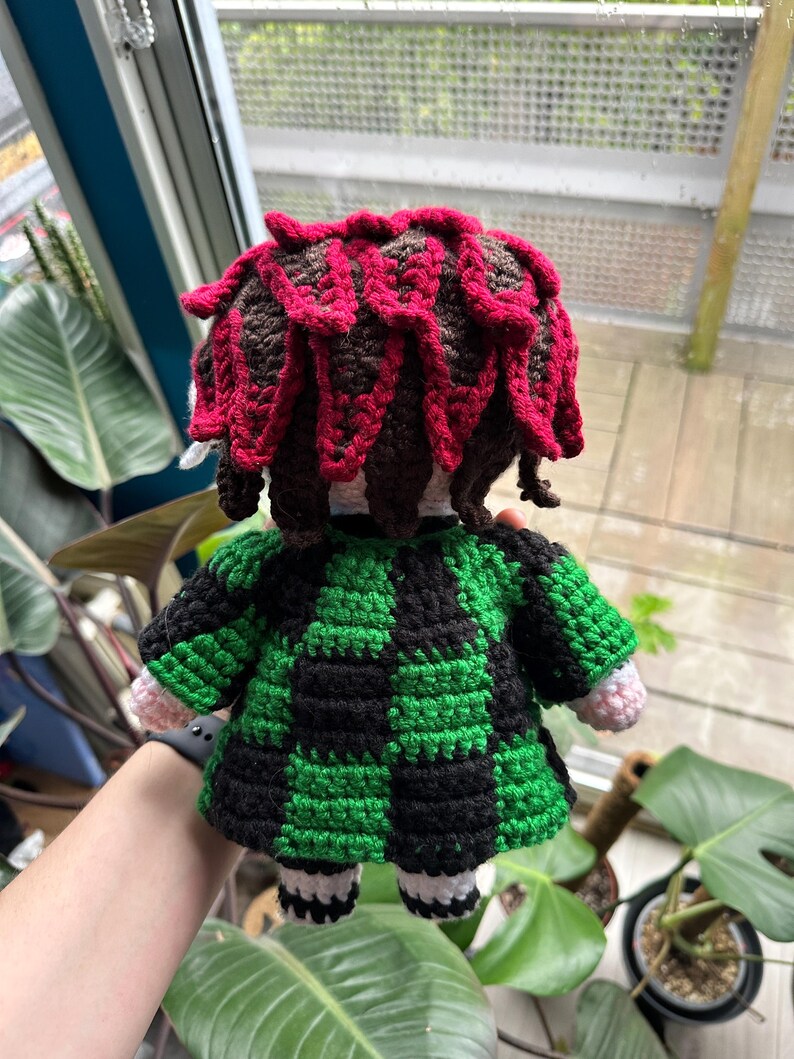 Tanjiro Plush Crochet Tanjiro Kamado Demon Slayer Kimetsu No Yaiba ...