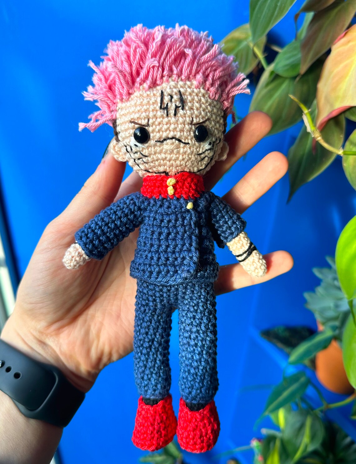 Sukuna Inspired Crochet Pattern JJK Ryomen Sukuna Amigurumi - Etsy