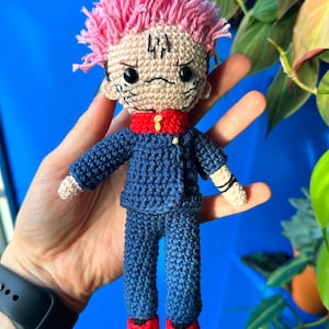 Sukuna Inspired Crochet Pattern JJK Ryomen Sukuna Amigurumi - Etsy