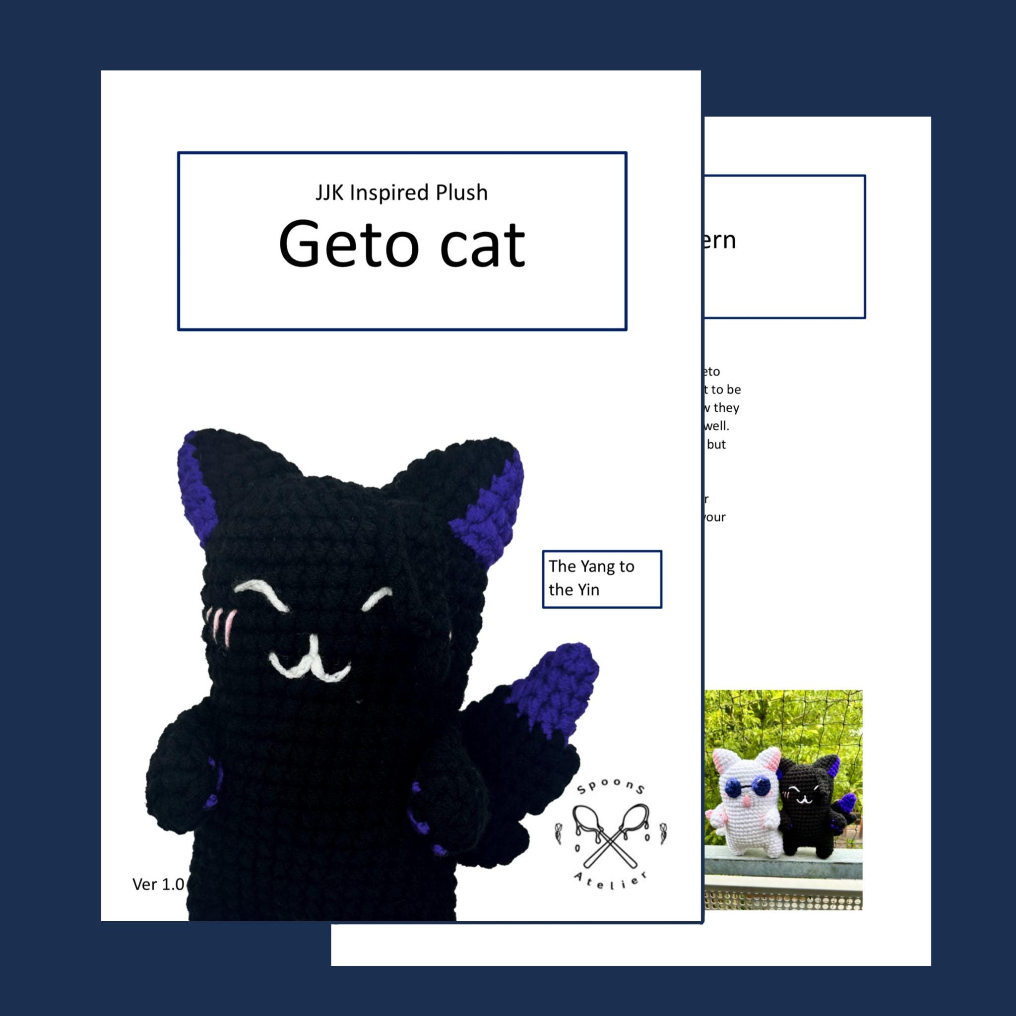 Geto Cat Crochet Pattern Geto Suguru Inspired Jujutsu Kaisen - Etsy