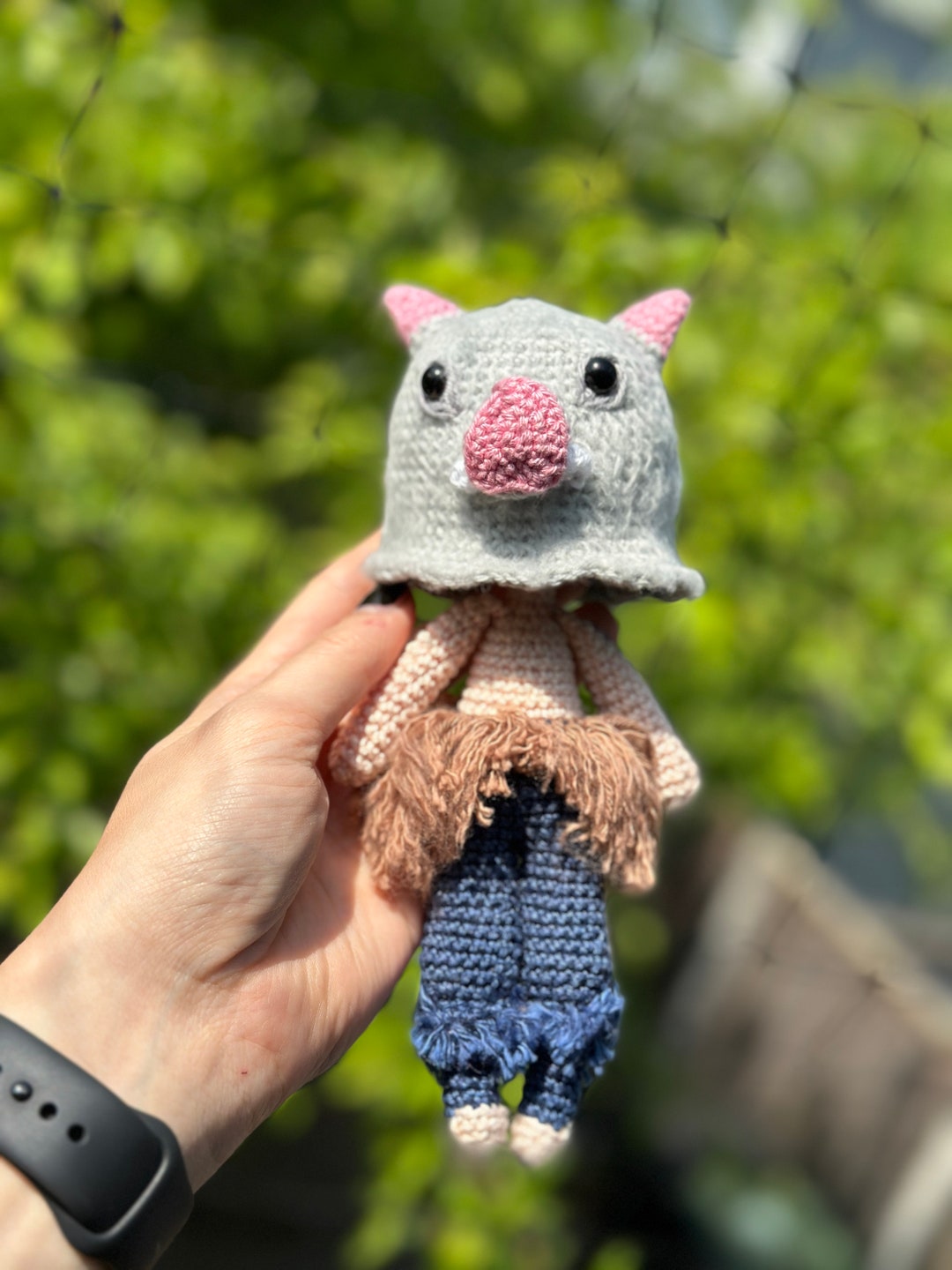 Inosuke Hashibara KNY Inspired Crochet Pattern Amigurumi Kimetsu No ...