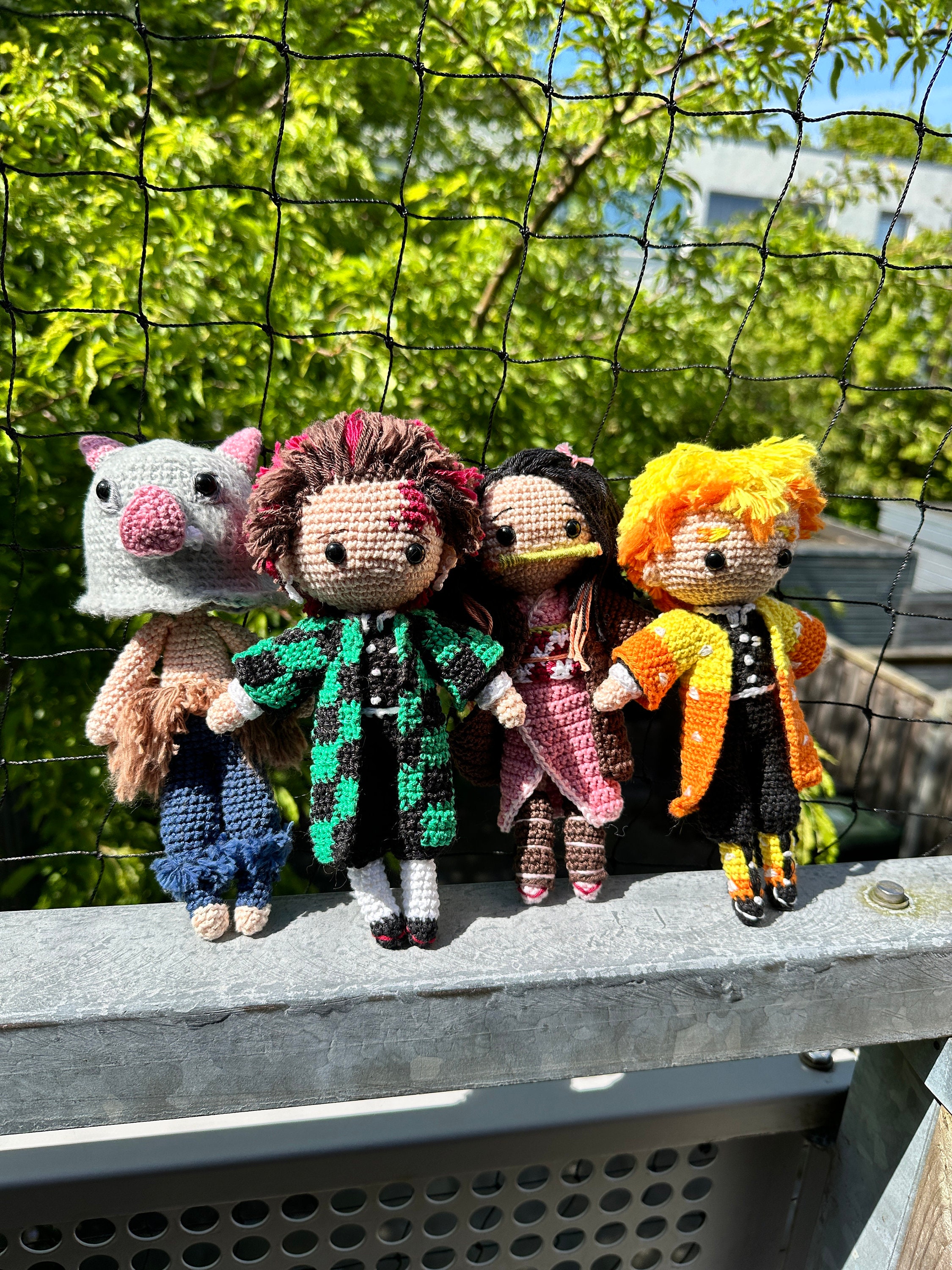 Zenitsu Agatsuma KNY Inspired Crochet Pattern Amigurumi Kimetsu No ...