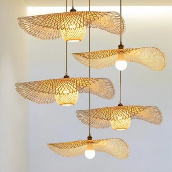 Rattan Lamp Shade - Etsy