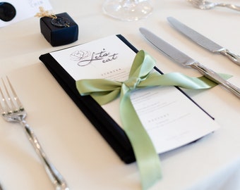 Custom Wedding Menus - Etsy