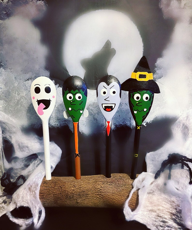 Halloween Themed Story Spoons - Etsy