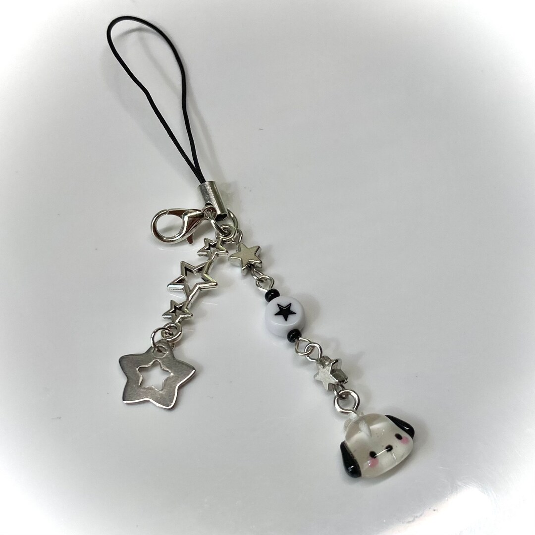 Pochacco Phone Charm Keychains/ Sanrio Kawaii Cyber Y2K - Etsy