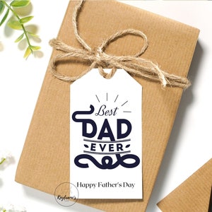 Printable Digital Father's Day Gift Tag Bundle, Instant Download - Etsy