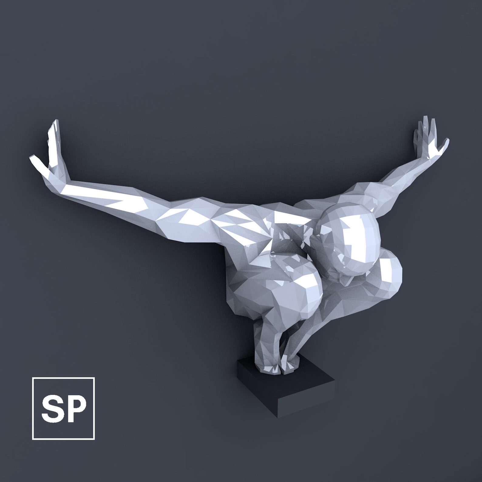 Human Flying, Swimmer, Papercraft, Human Sculpture, Interior Design ...