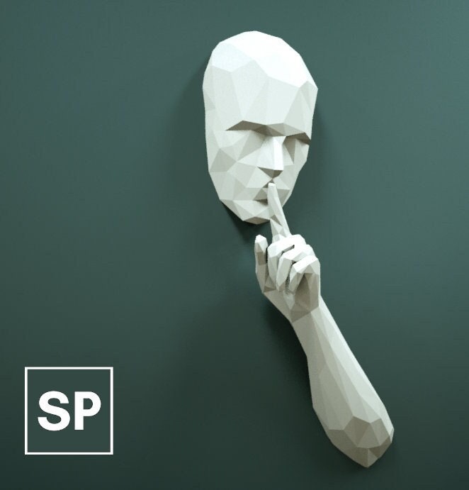 Papercraft 3d, Paper Trophy, Low Poly Papercraft, Library Decor, Paper ...