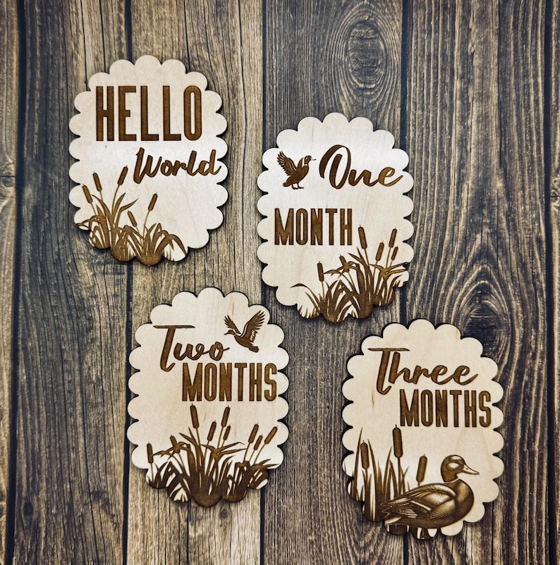 Mallard Duck Baby Monthly Milestones - Etsy