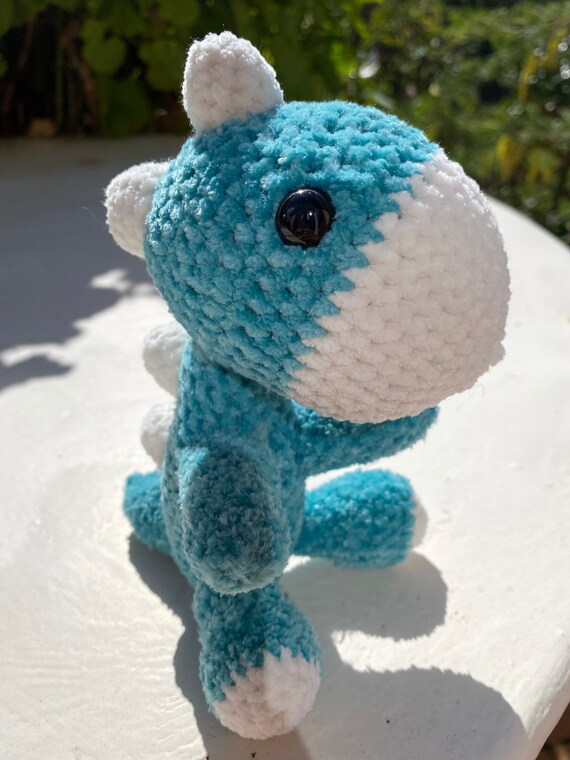 Little Blue Dinosaur - Etsy