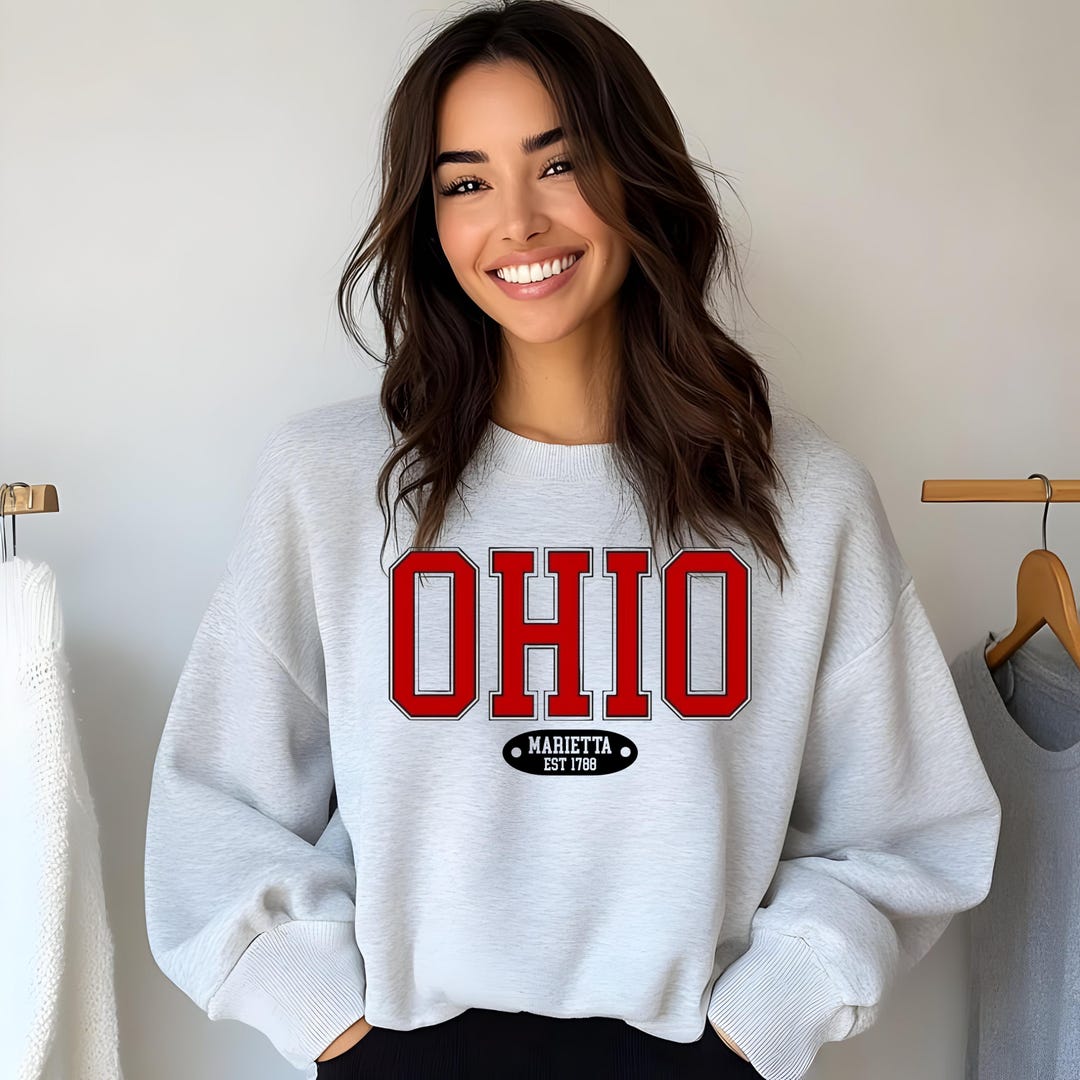 Ohio Crewneck Sweatshirt / OSU Sweatshirt / Custom OH Gameday Shirt ...