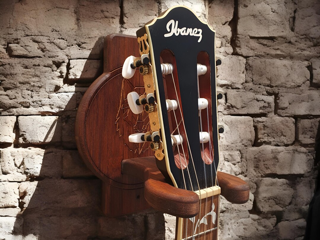 Guitar Ukulele Banjo Wall Mount Made of Bamboo. Sustainable. Various ...