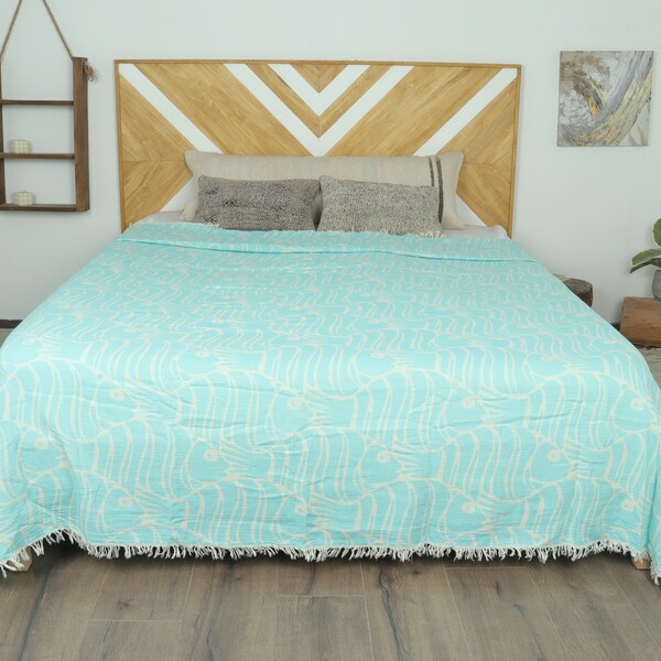 Mint Blanket - Etsy