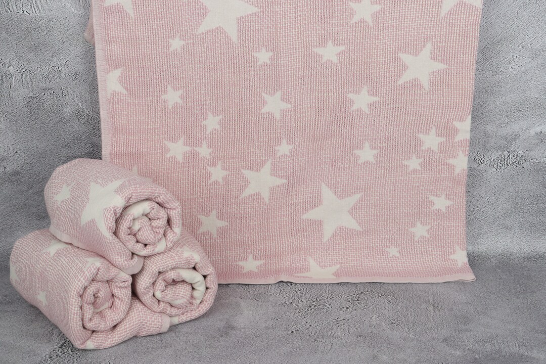 Pink star blanket store
