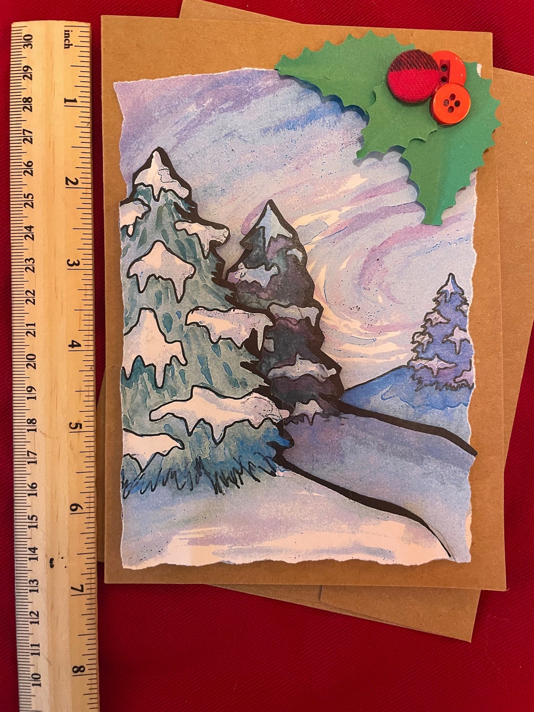 Layered Christmas Cards - Etsy