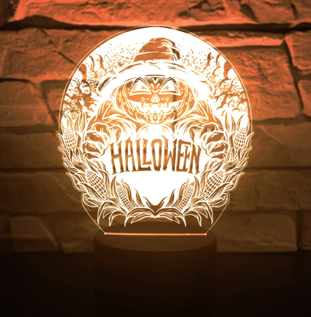 3D Lamp File | 3D Laser Halloween | 3D Laser Cut Files, 3D Lamp File ...