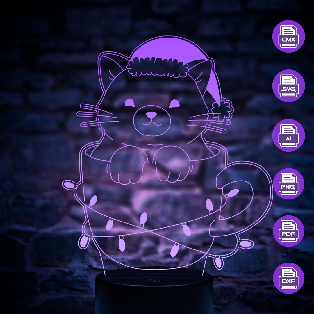 3D Lamp File | 3D Laser Christmas | 3D Laser Cut Files | 3D Lamp Files ...