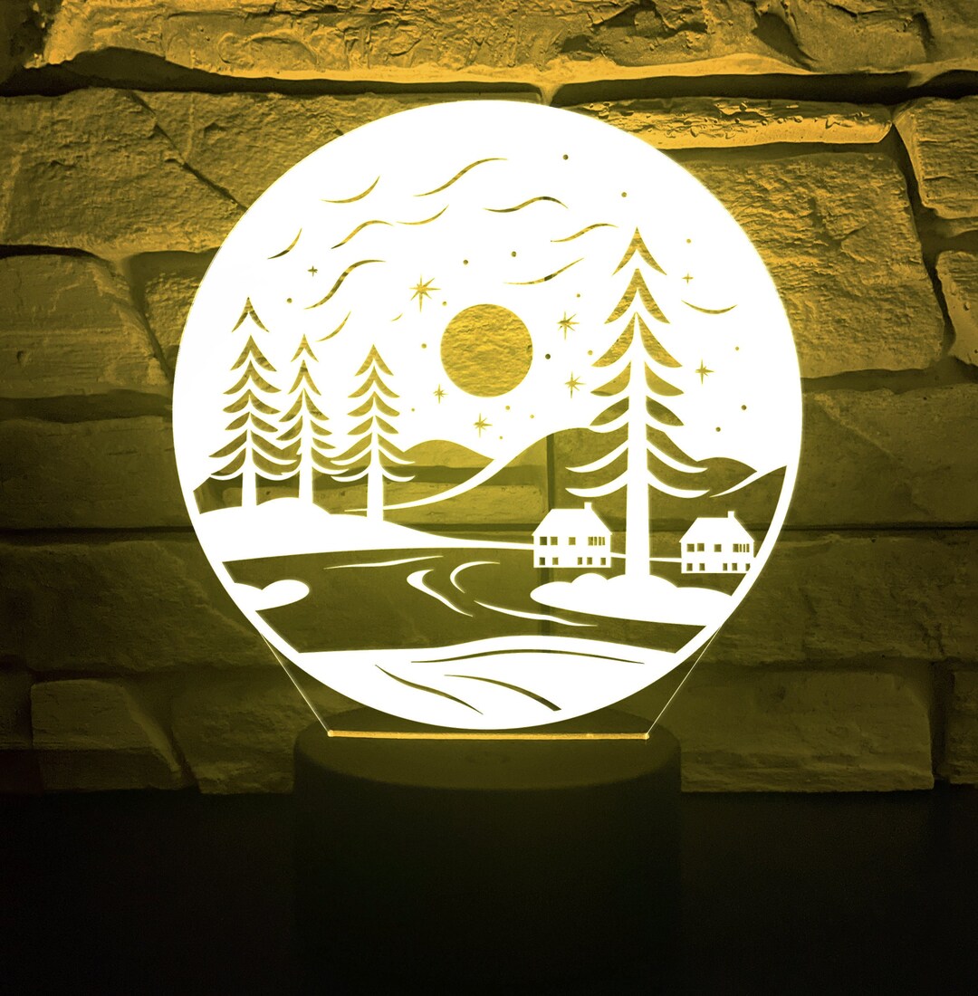 3D Lamp File | 3D Laser Christmas | 3D Laser Cut Files, 3D Lamp Files ...